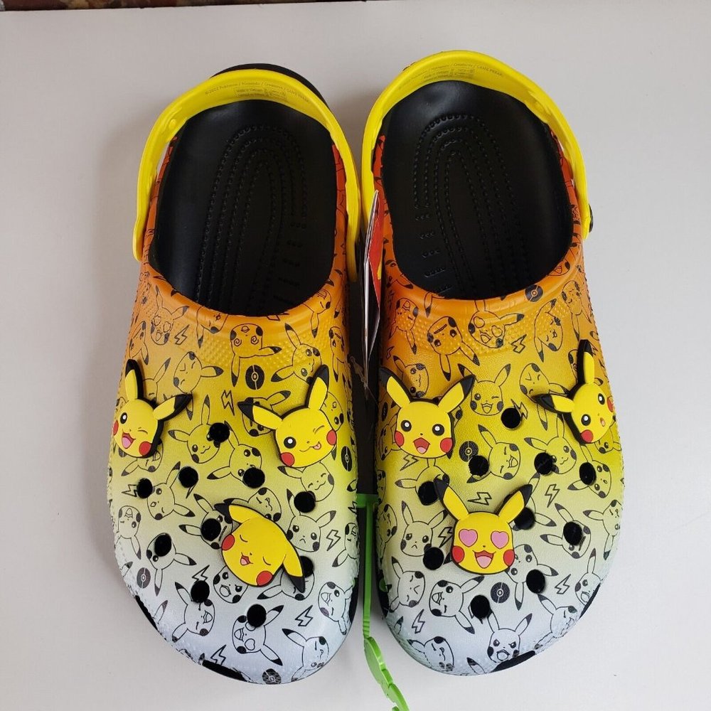 Crocs X Pokemon Pikachu Classic Clog W/ Jibbitz Men's… - Gem
